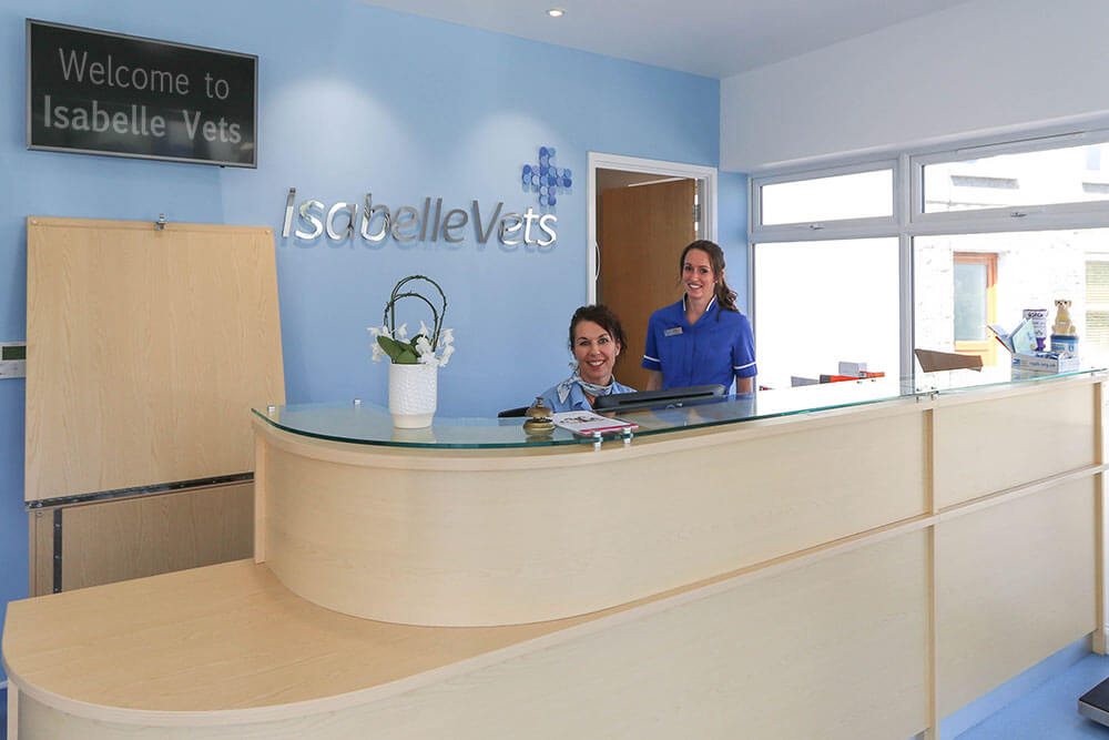 Reception Lislet | Isabelle Vets