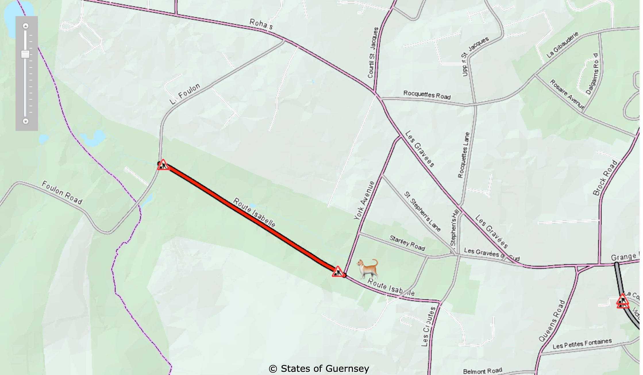 Roadworks around the Route Isabelle surgery | Isabelle Vets